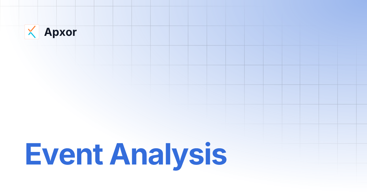Event Analysis | Apxor