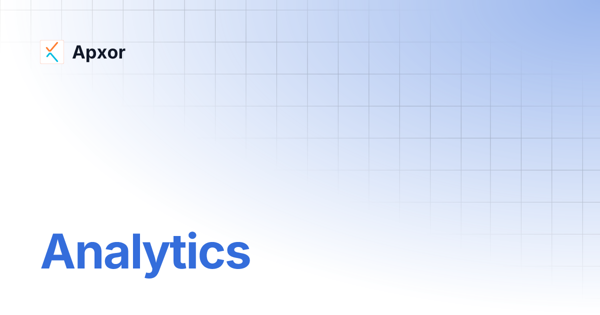 Analytics | Apxor