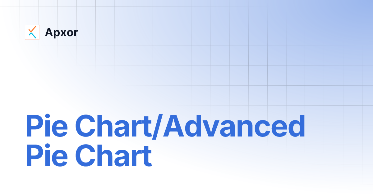 Pie Chart/Advanced Pie Chart | Apxor