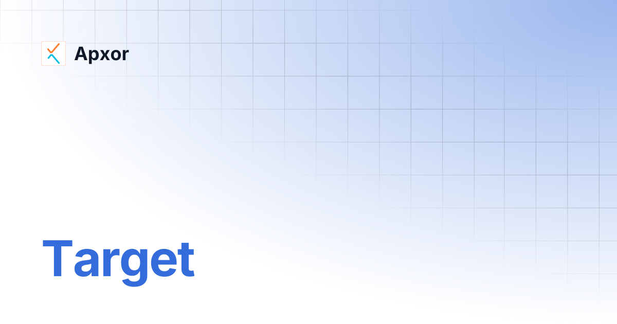 Target | Apxor